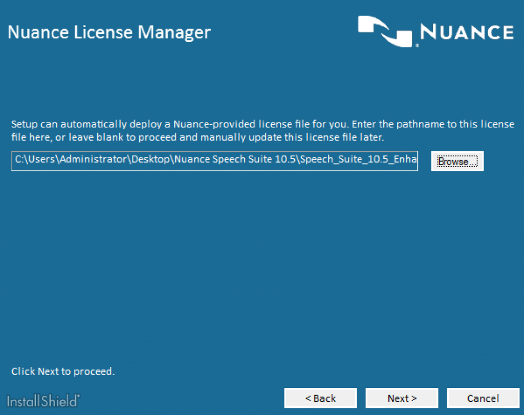 Installing Nuance Speech Suite 10.5 – dmacias . org